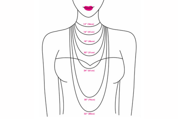 How to measure a necklace | Tewiky Jewelry – TEWIKY