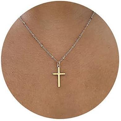 Minimalist Cross Pendant Necklace - TEWIKY
